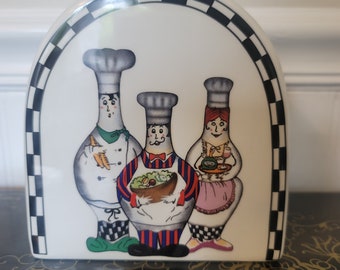 FAT CHEF OVERLAY Today's Menu Kitchen Sign Bistro Cucina Decor Wall ...