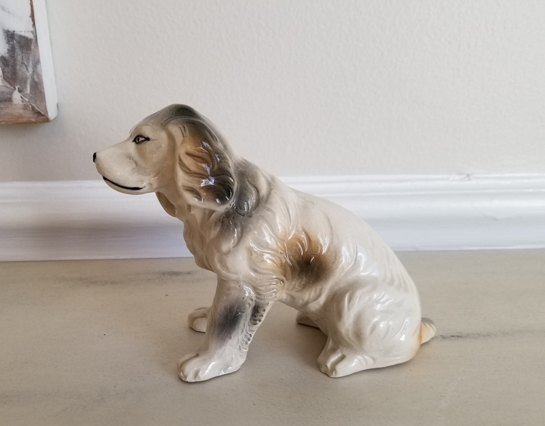 Vintage Ceramic Spaniel Dog/ Spaniel Dog Figurine/ Vintage Dogs - Etsy