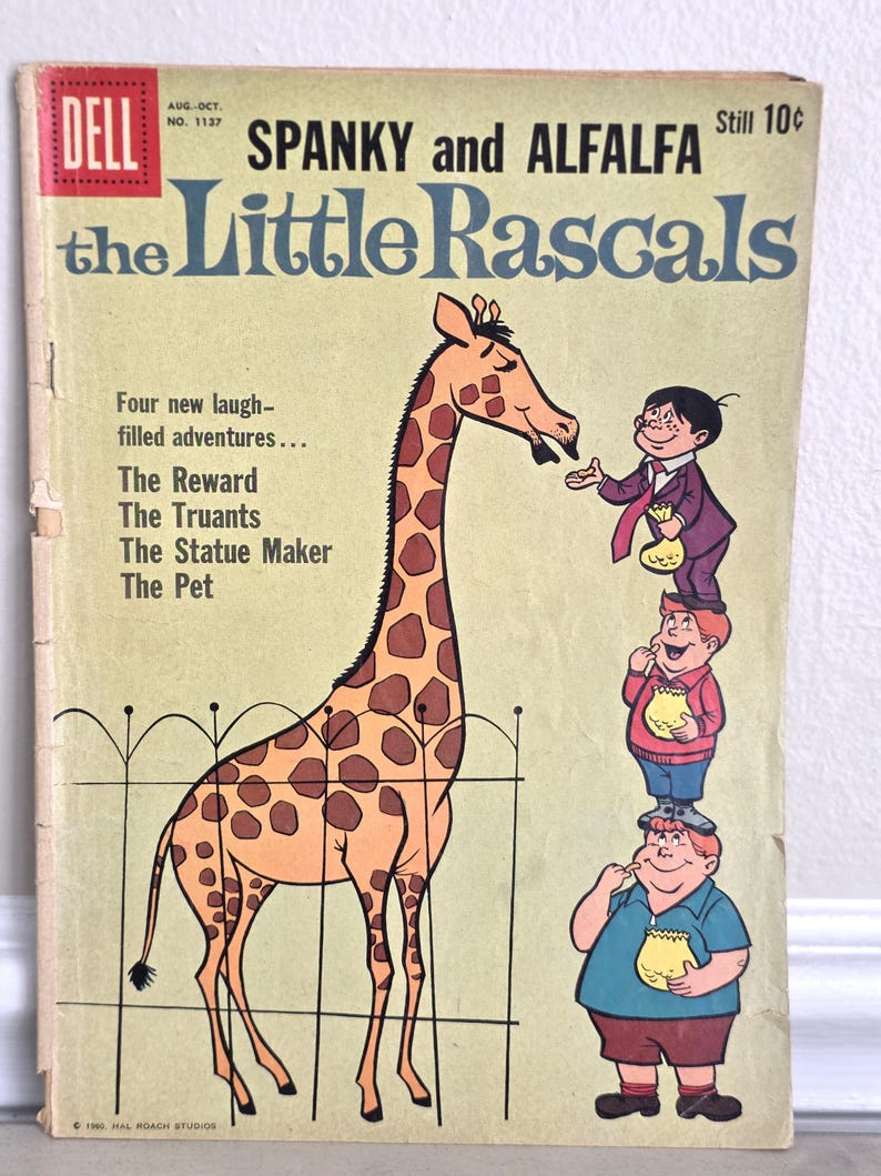 Spanky and Alfalfa the Little Rascals Comic Book - Dell Number 1137 ...