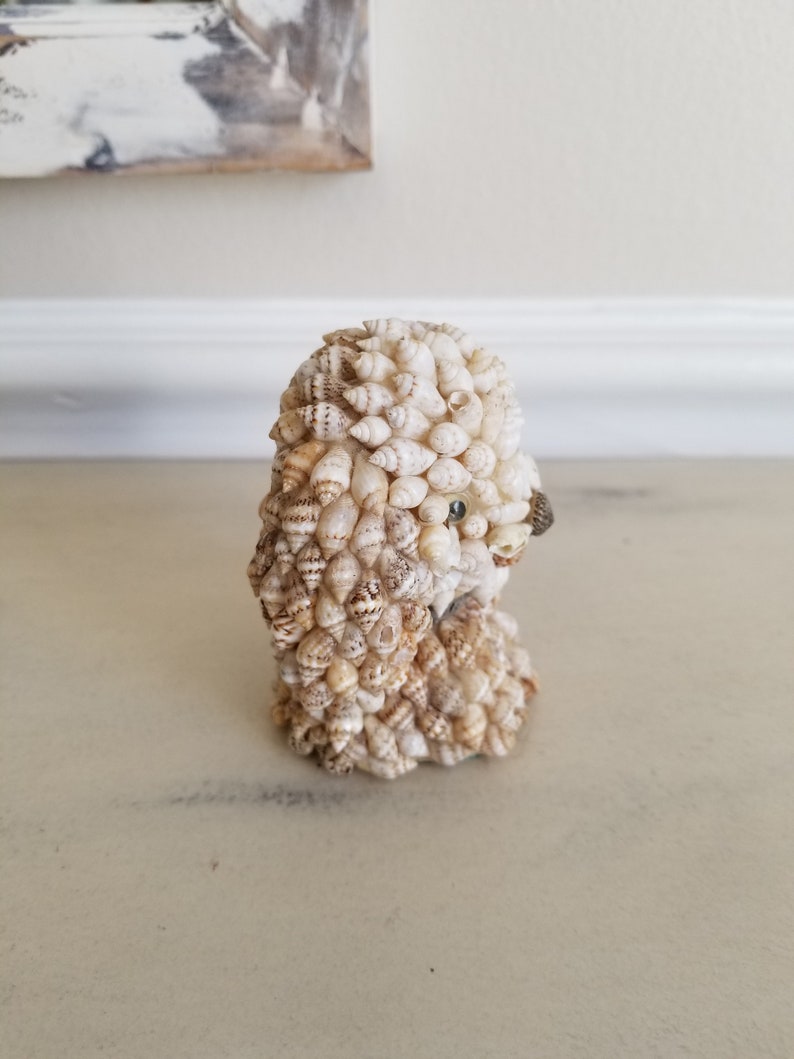 Vintage Sea Shell Dog/ Sea Shell Art/ Beach Decor - Etsy