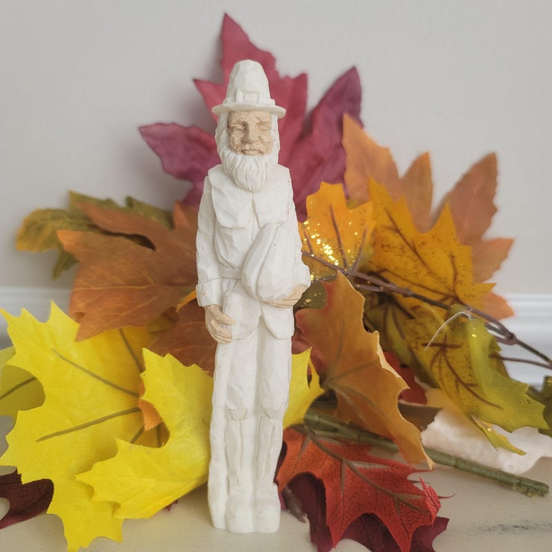 Pilgrim Figurine - Etsy