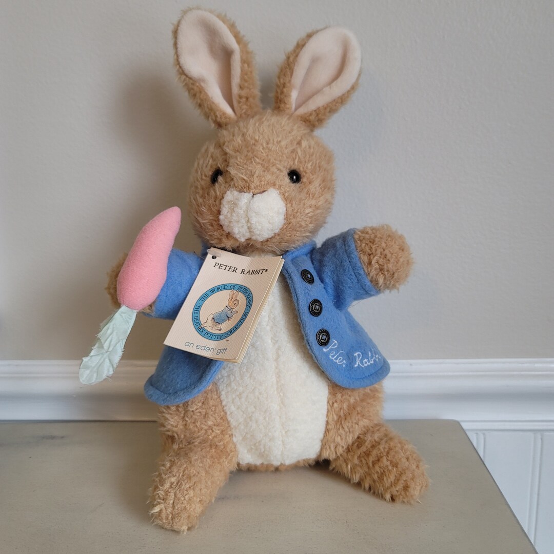 1996 Peter Rabbit by Eden/ Beatrix Potter Rabbit/ Easter Decor/ Easter ...