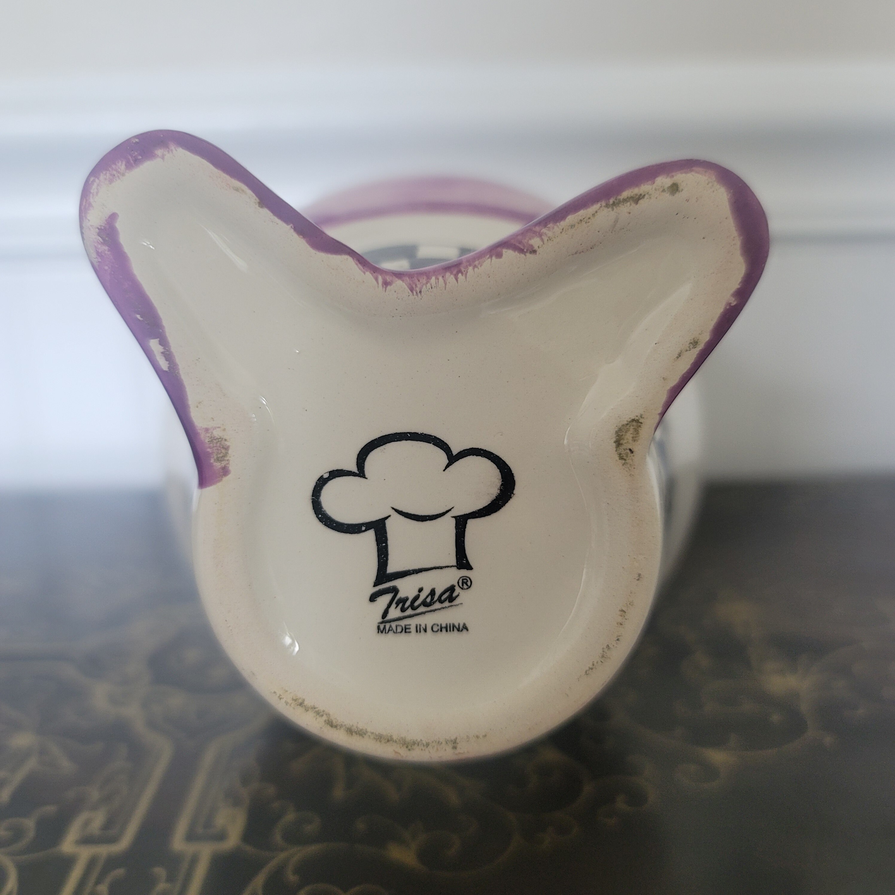 TRISA Ceramic Lady-chef Shaped Salad Dressing Bottle With - Etsy