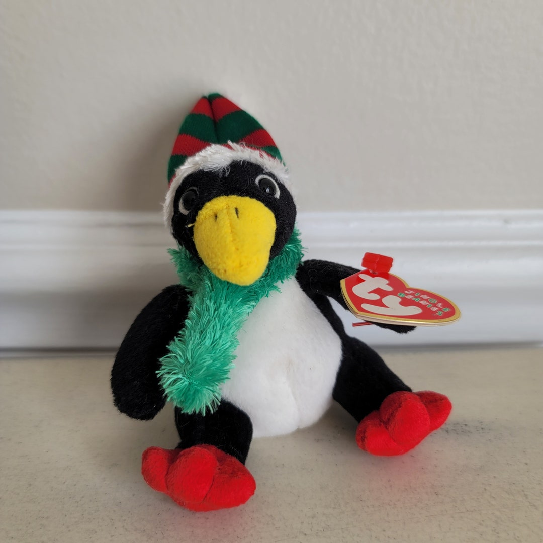 Ty Jingle Beanie “toboggan” the Penguin - Tree Ornament* (4 1/2 Inch ...