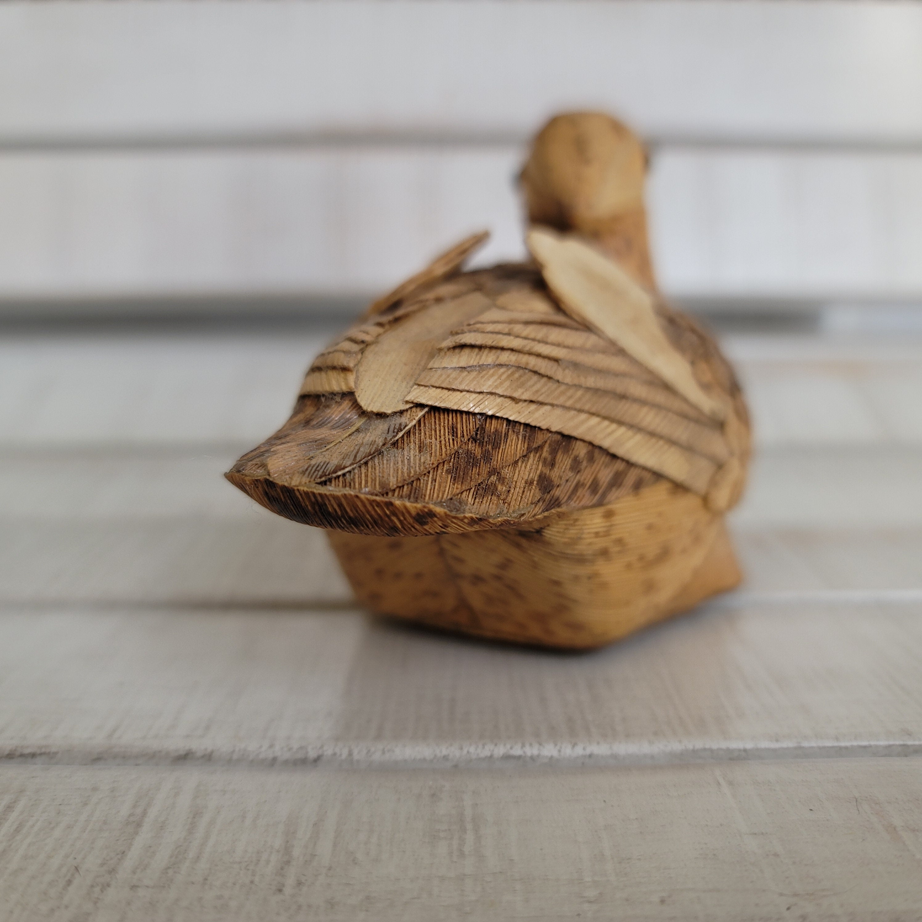 Vintage Wood and Reed Quail/ Rustic Cabin Decor/ Traditional Home ...