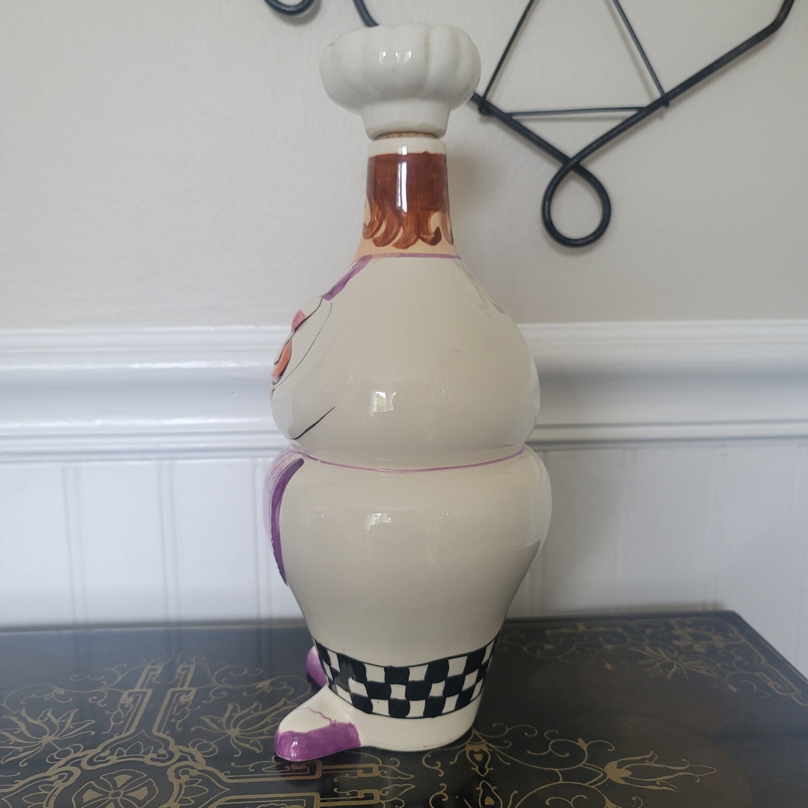 TRISA Ceramic Lady-chef Shaped Salad Dressing Bottle With - Etsy