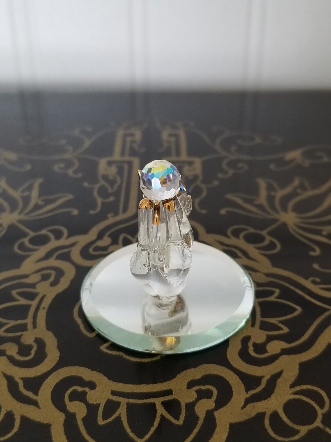 Glass Baron Cat Playing With a Sphere/glass Cat/vintage Cat - Etsy