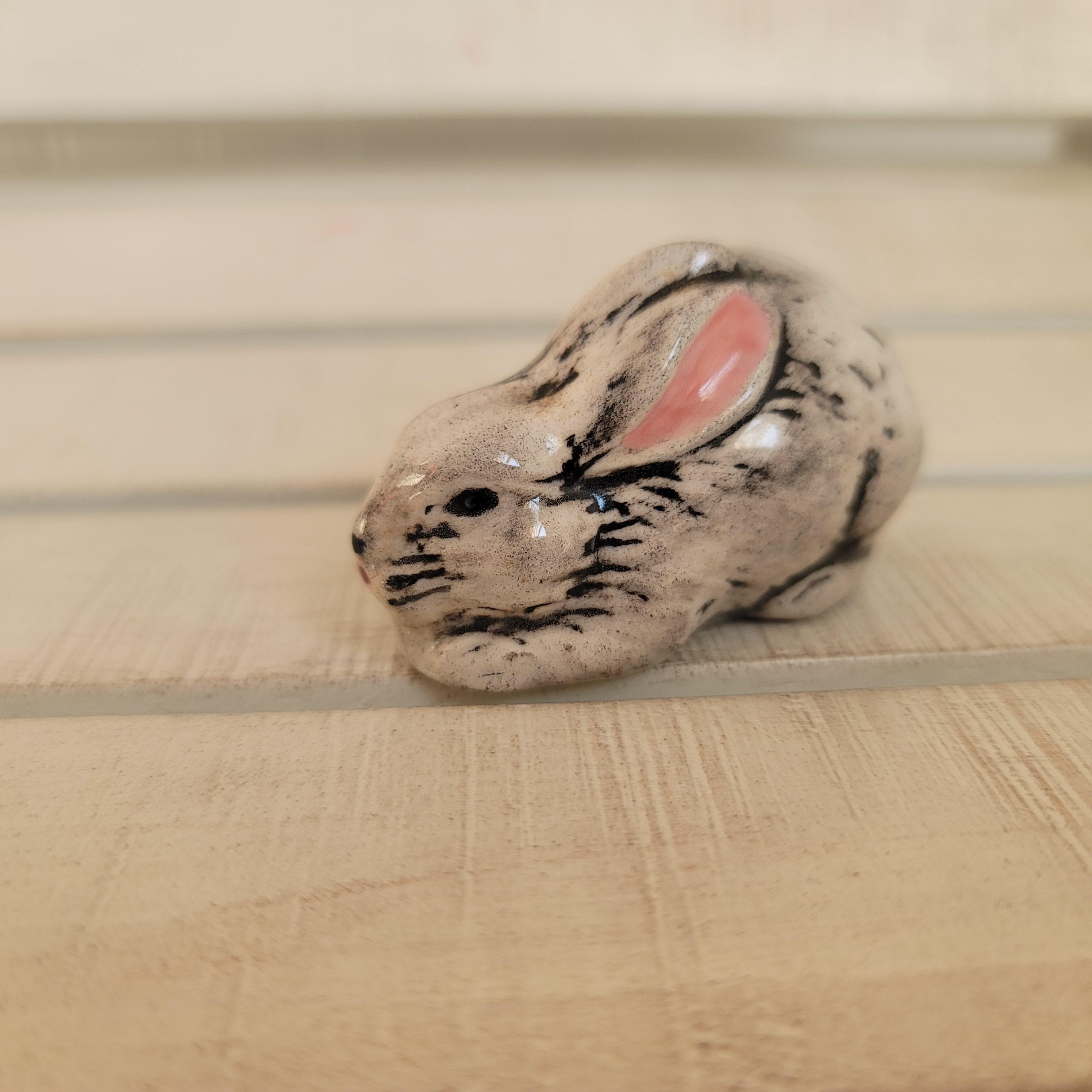 Vintage Hand Painted Ceramic Rabbit /easter Bunny/ Ceramic - Etsy
