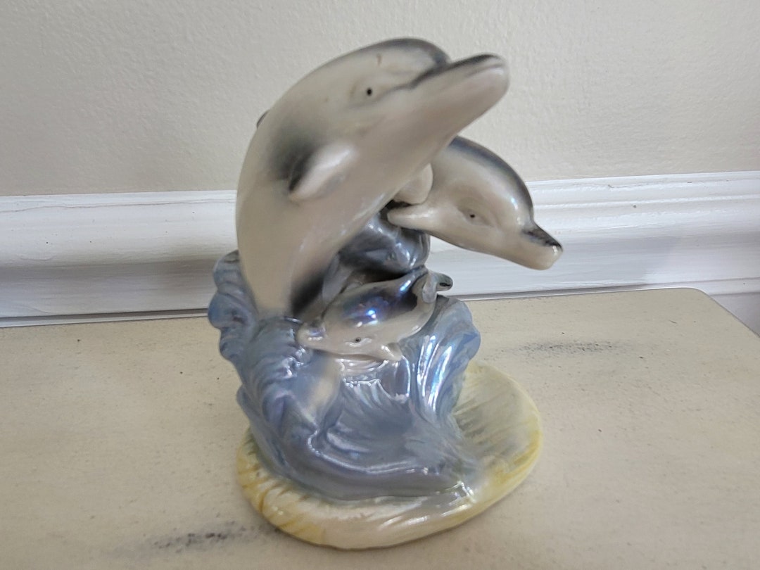 KS Collection Dolphin Figurine/ Dolphin Lover Gift - Etsy