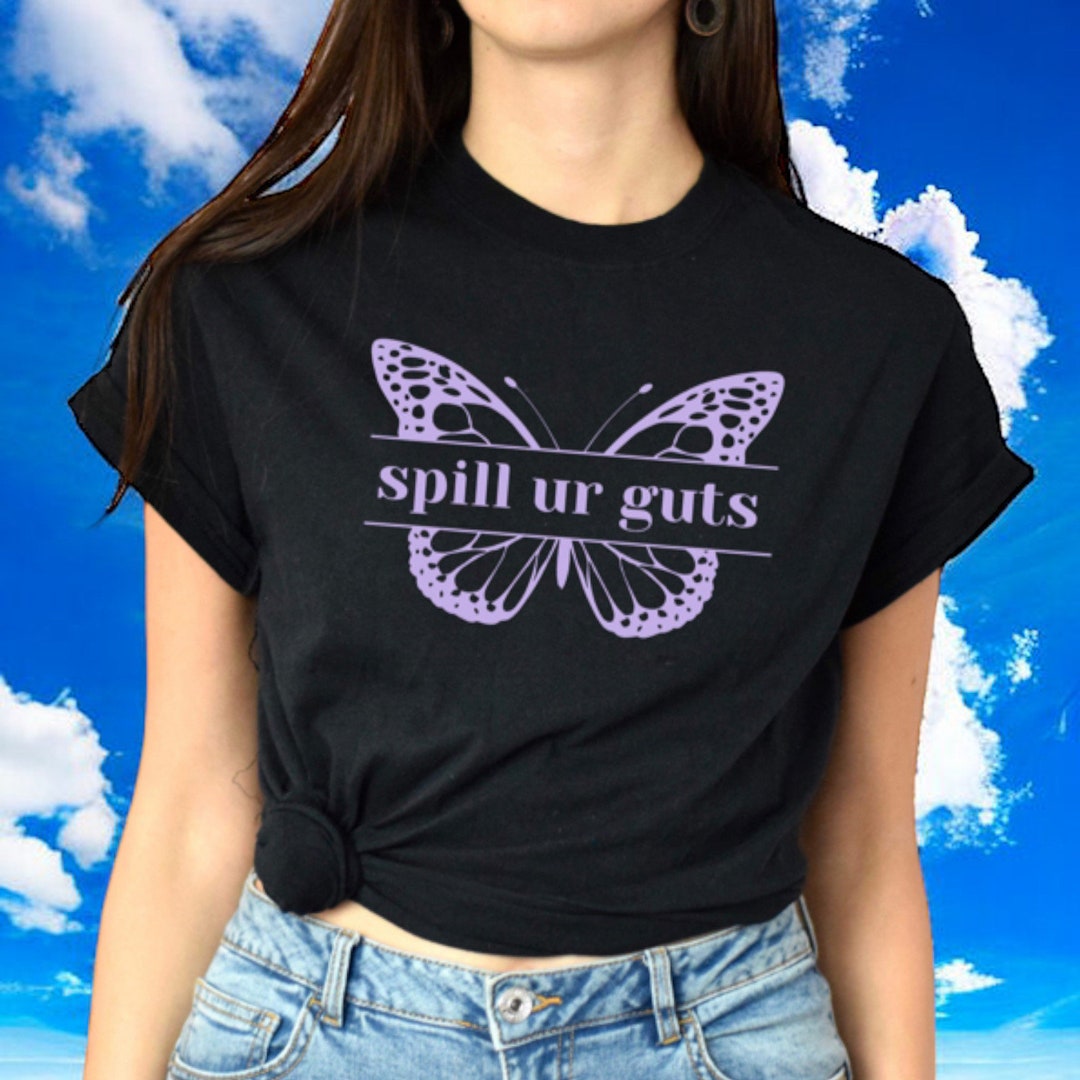 Spill Ur Guts Olivia Butterfly T Shirt Etsy