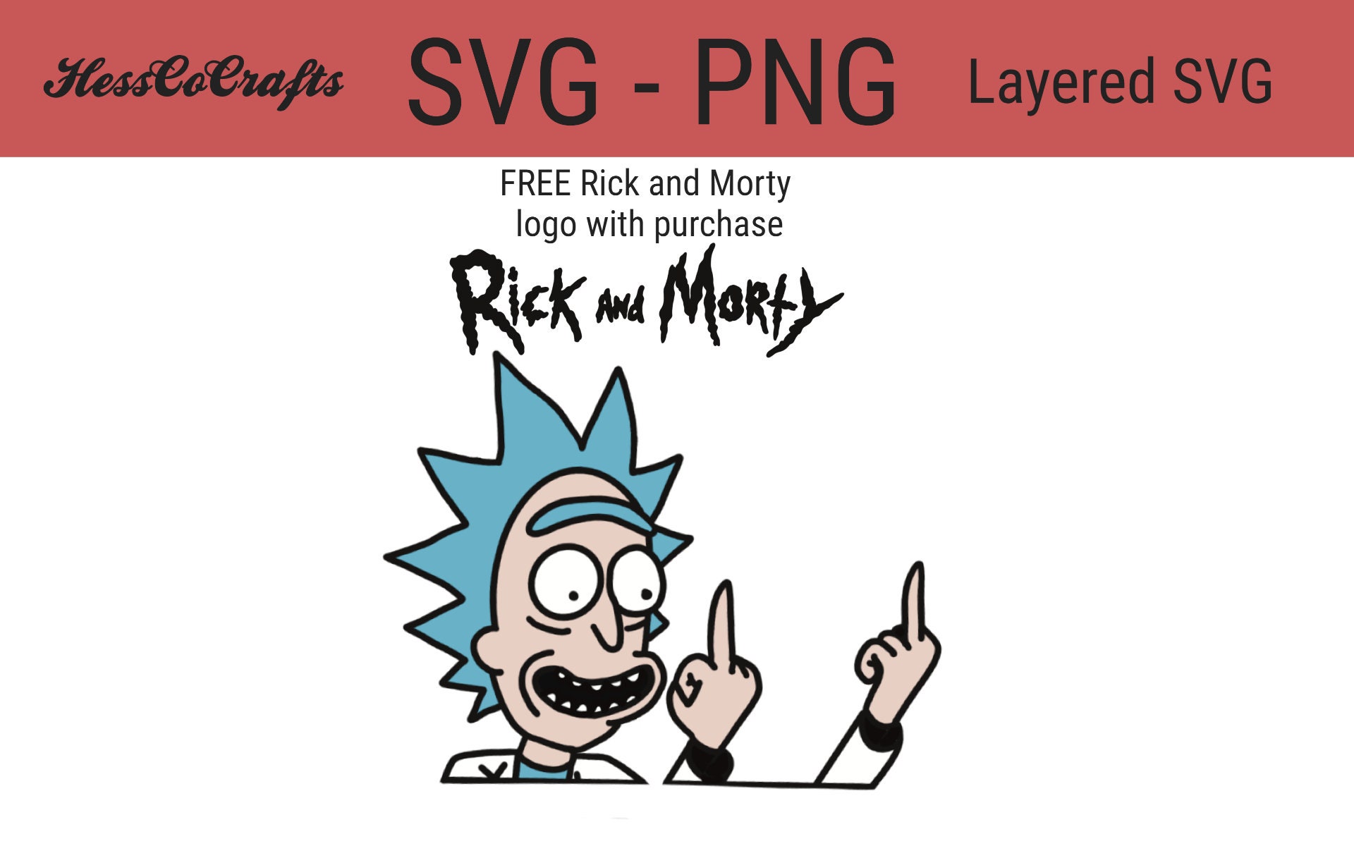 Rick and Morty Svg Rick Flipping off Svg Pickle Rick Svg - Etsy UK