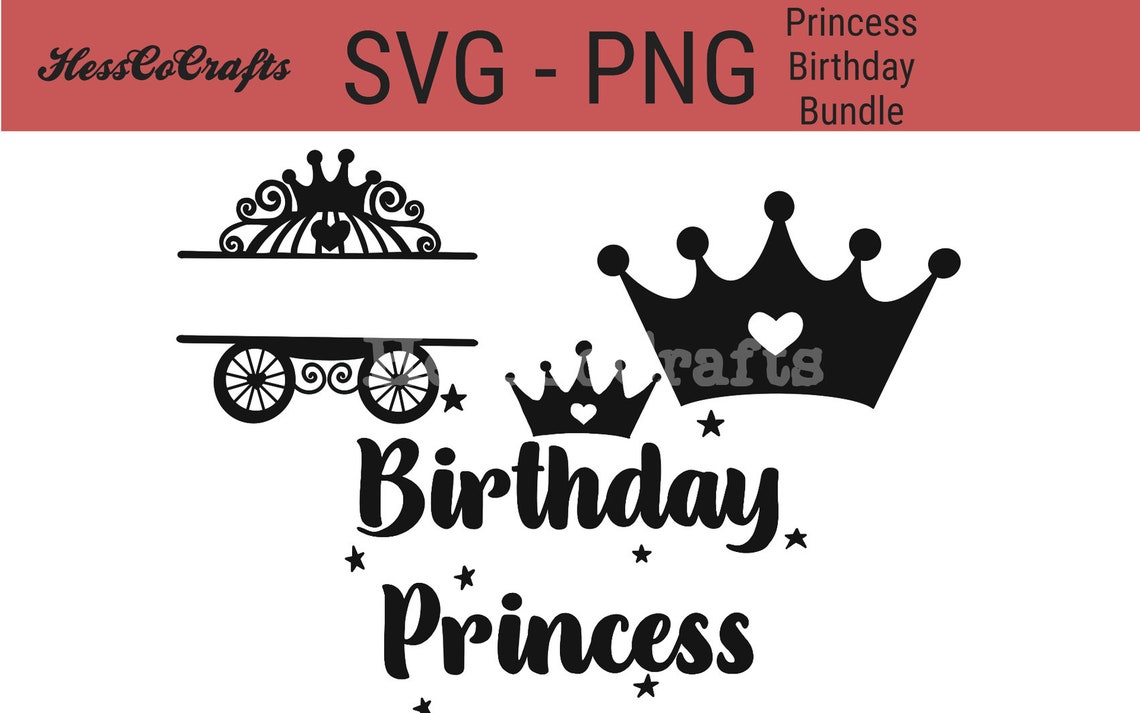 Princess Birthday Svg Bundle Carriage Svg Carriage Png - Etsy
