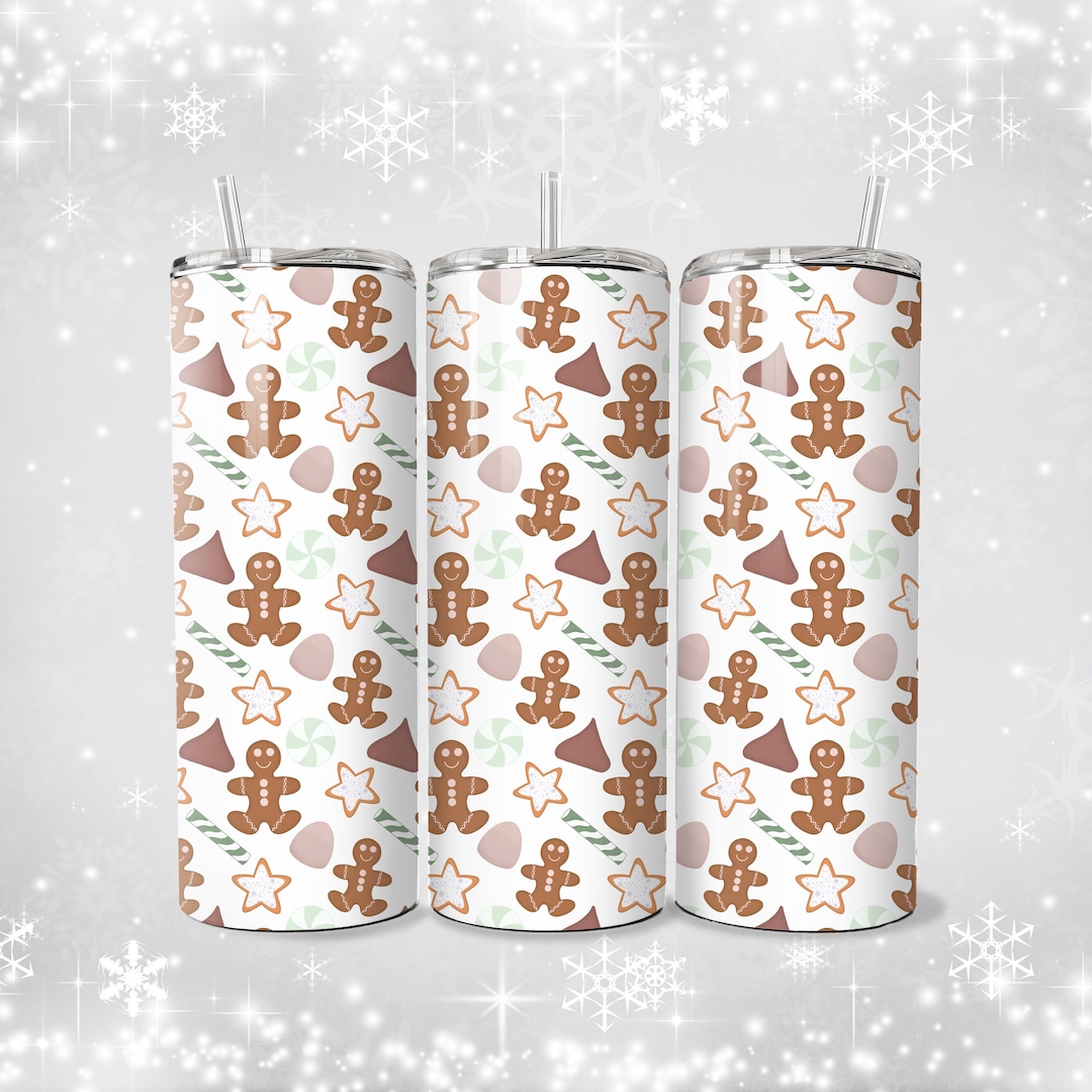 Winter Gingerbread Gumdrop Seamless Pattern PNG - Etsy