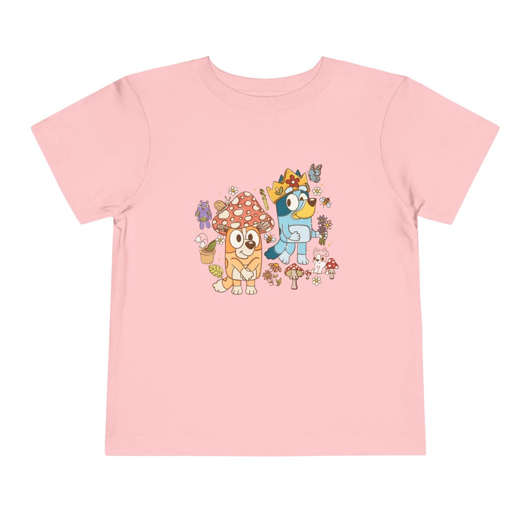 Cottagecore Bluey Toddler Tee - Etsy
