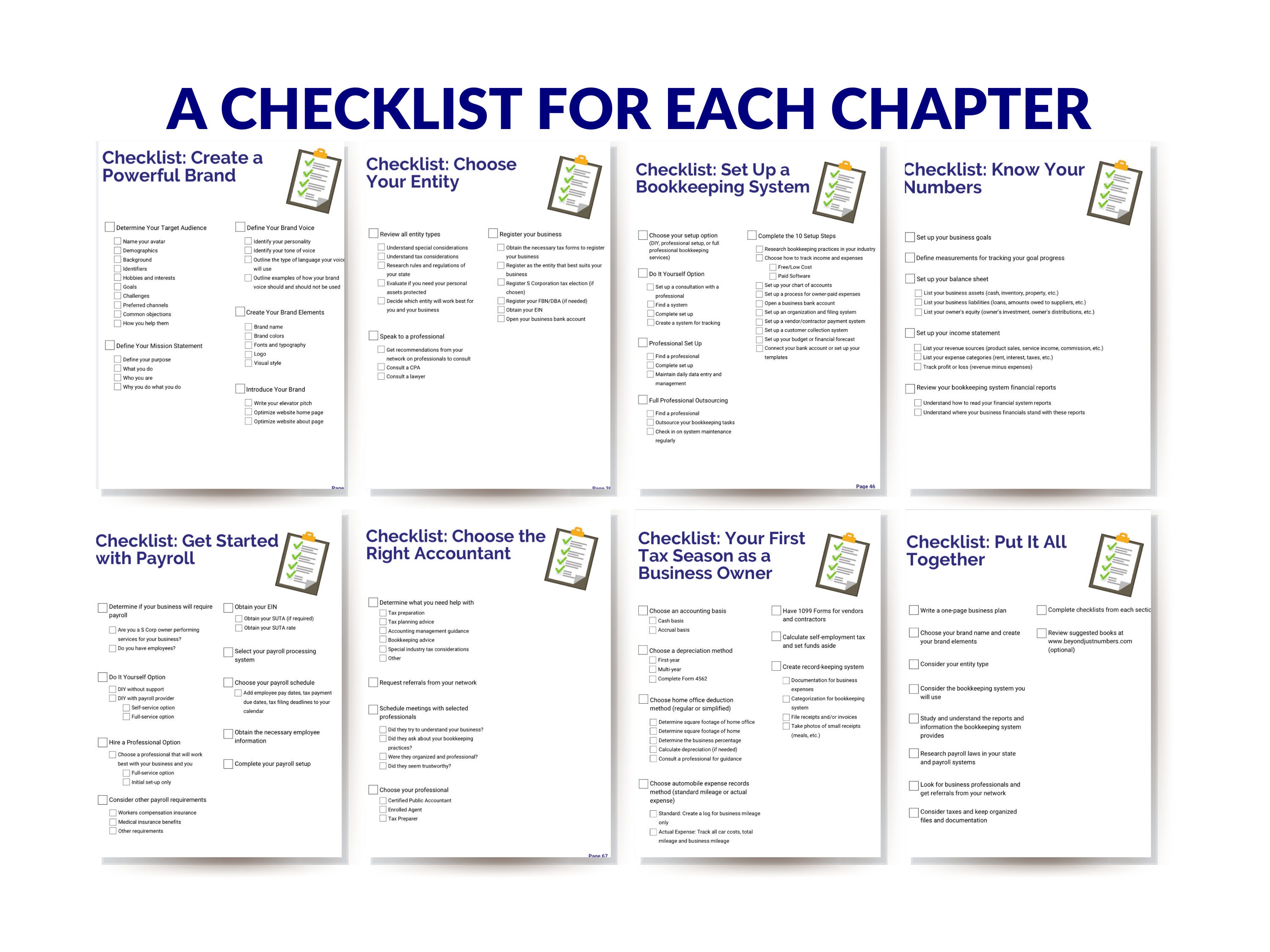 The Ultimate Startup Business Workbook and Planner With Checklist ...