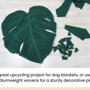 Monstera Leaf Pillow Plush Cushion Sewing Pattern + Photo Tutorial, PDF ...