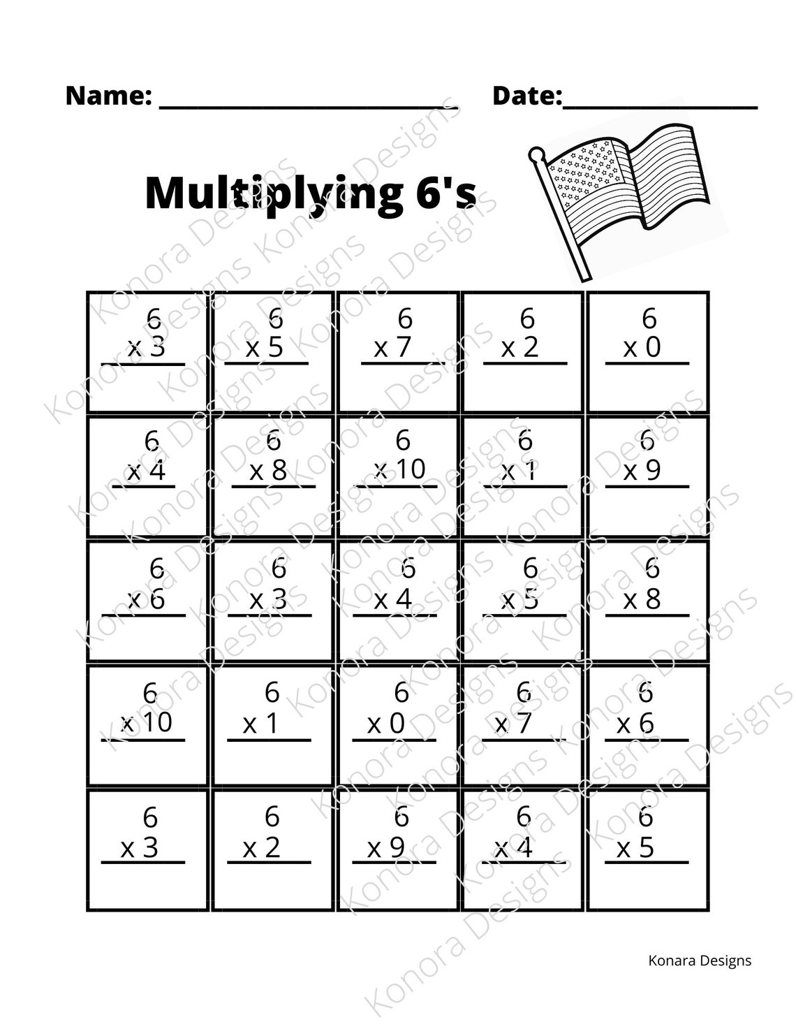 10 Printable Multiplication Worksheets Forth Of July Numbers 1 10 Grade 10-printable-multiplication-worksheets-forth-of-july-numbers-1-10-grade