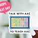 AAC Sticker for SLP Sticker for Sped Teacher Gift for Speech Therapist ...