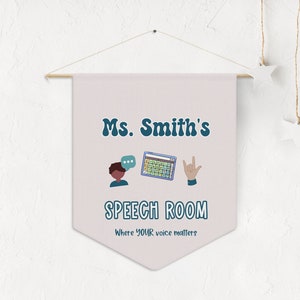 Speech Room Sign for SLP Decor Speech Language Pathologist Room Decor ...
