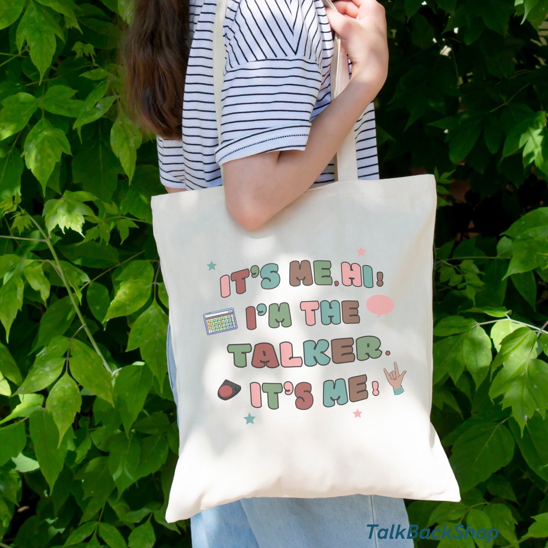 AAC Tote Bag Your Words Matter Bag for AAC Awareness SLP Tote Bag ...