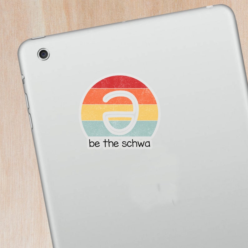 Schwa SLP Sticker Be the Schwa Sticker for Speech Therapist Gift for ...
