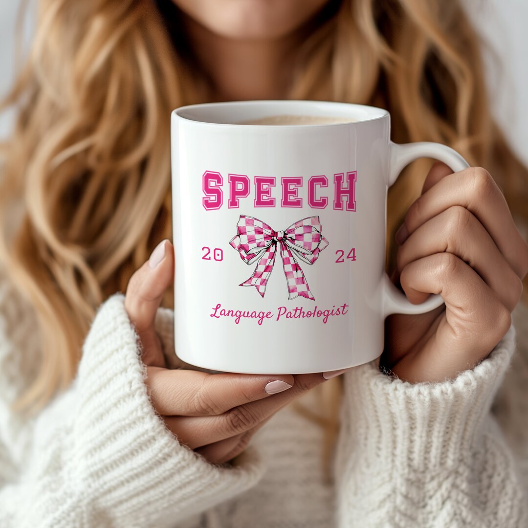 Coquette SLP Mug for Speech Therapist Gift for New SLP Gift for ...