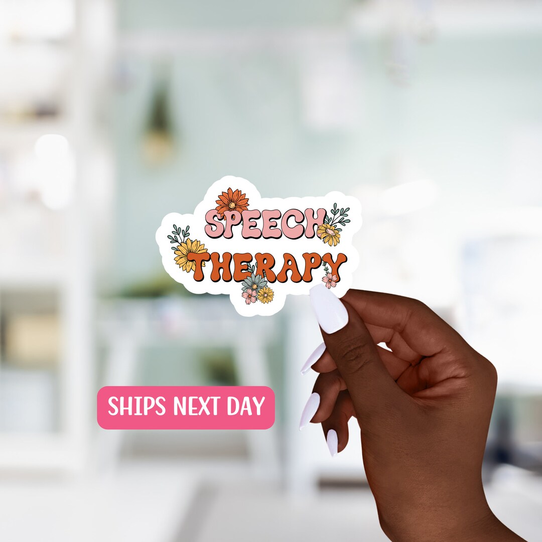 Speech Therapy Sticker for SLP Decal for Speech Therapist Gift for NEW ...