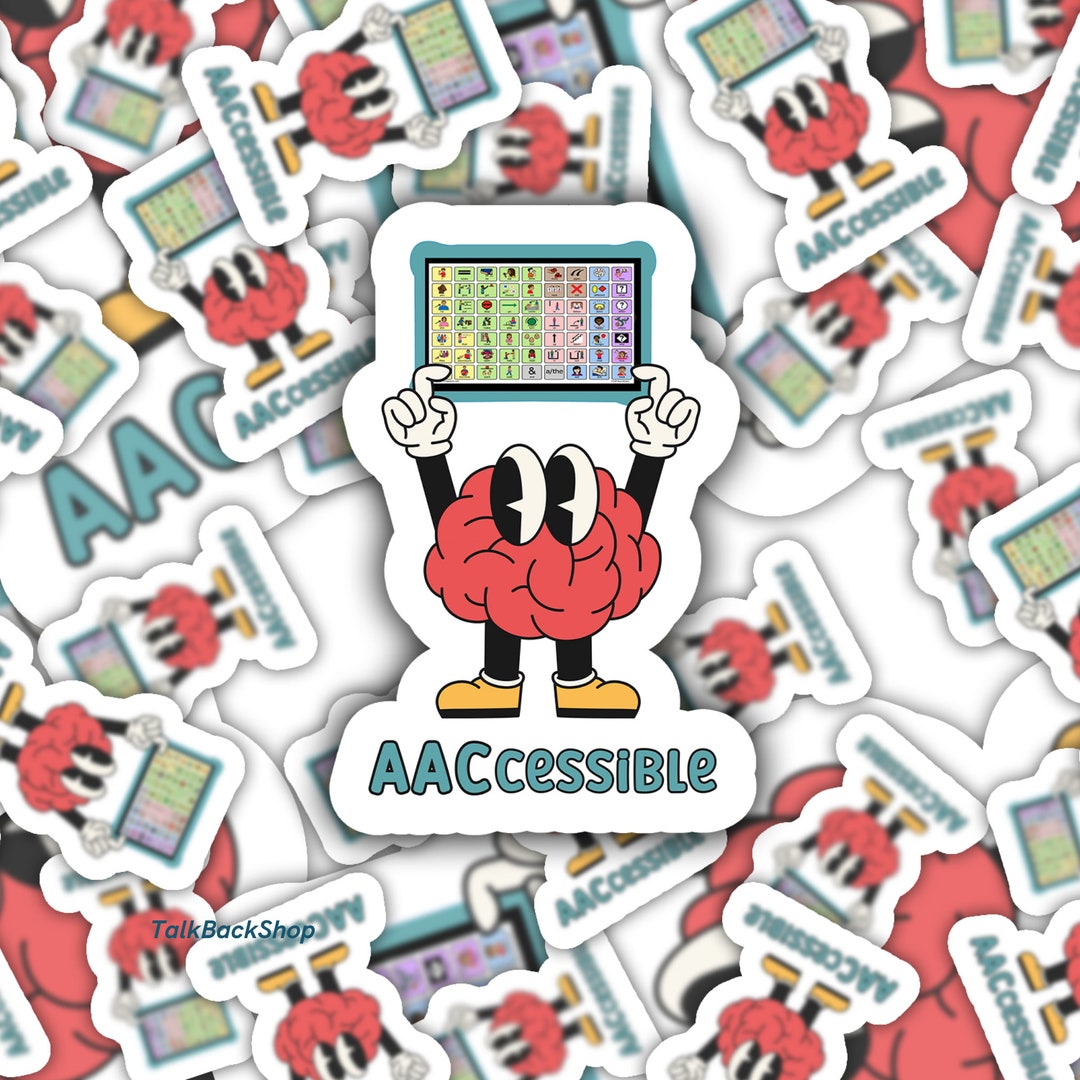AAC Awareness Sticker for SLP Decal for AAC Device - Etsy