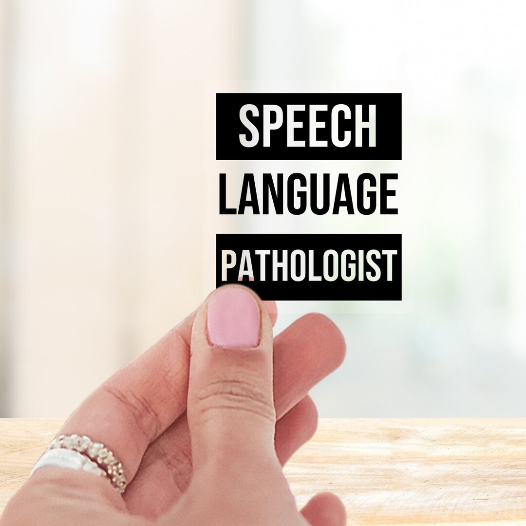 Speech Language Pathologist Sticker for SLP Gift for New SLP Supervisor ...