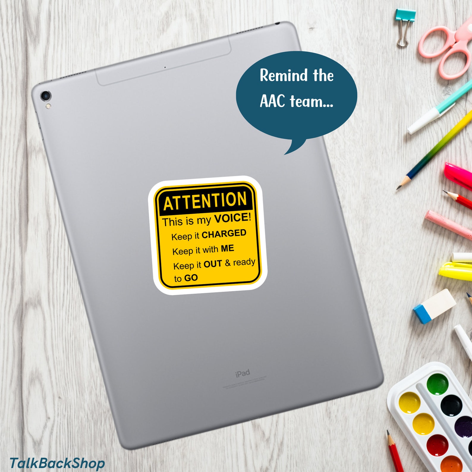 AAC Device Sticker for Speech Therapist Sticker for SLP Sticker for ...