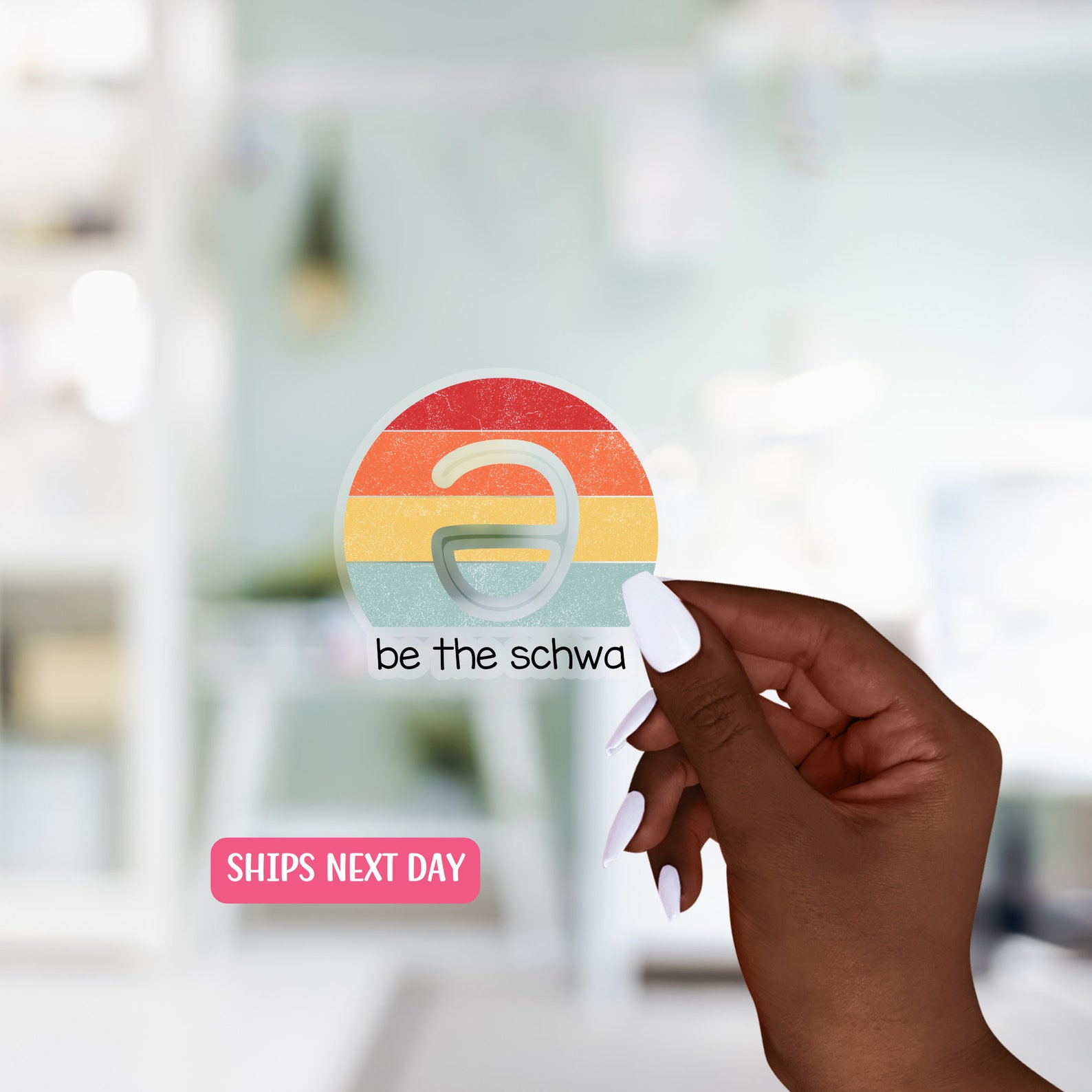Schwa SLP Sticker Be the Schwa Sticker for Speech Therapist Gift for ...