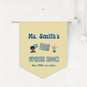 Speech Room Sign for SLP Decor Speech Language Pathologist Room Decor ...