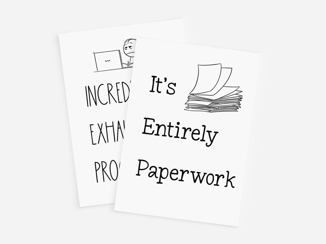 Funny IEP Paperwork Card for Special Education Teacher Gift Digital ...
