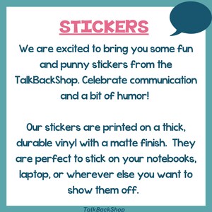 AAC Device Sticker for Augmentative Communication Device for SLP ...