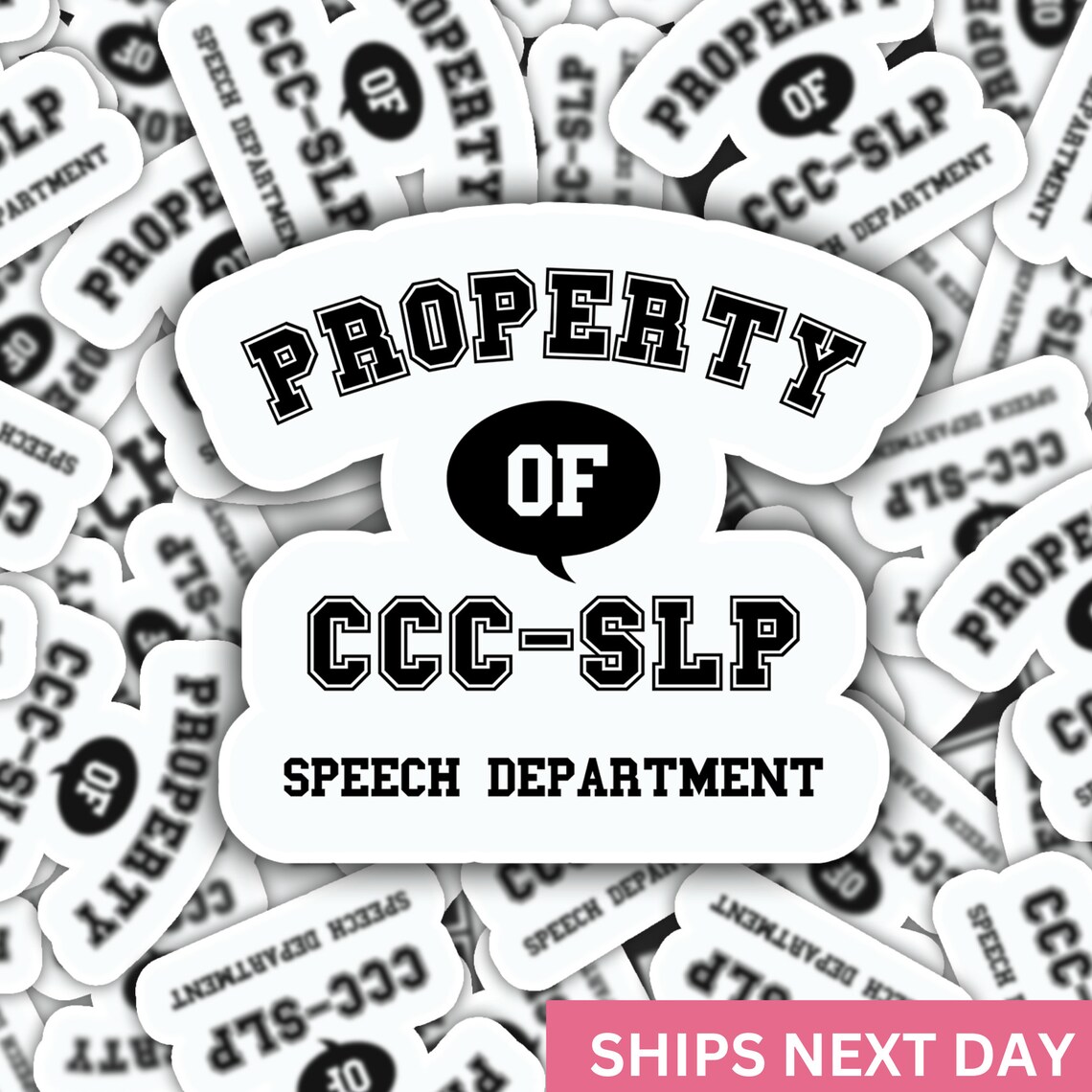 Speech Sticker for CCC SLP Gift for SLP Sticker for Speech Grad Gift ...