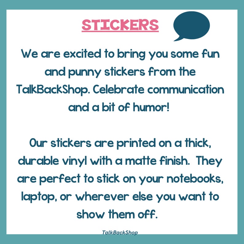 Personalized AAC Device Sticker for SLP Sticker for Speech Gifts for ...