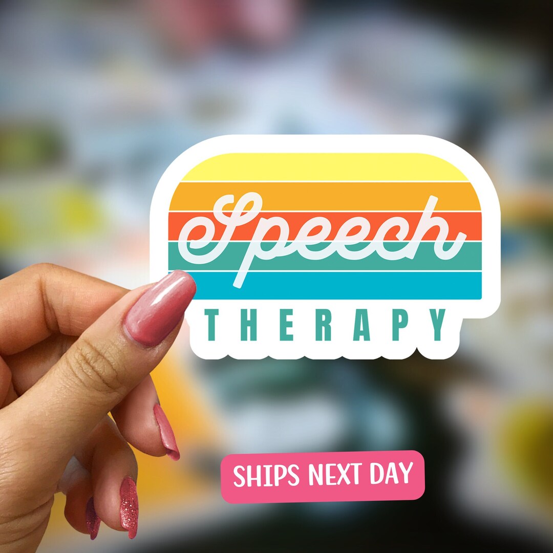 Speech Sticker for SLP Sticker for SLPA Gifts for New SLP Decal for ...
