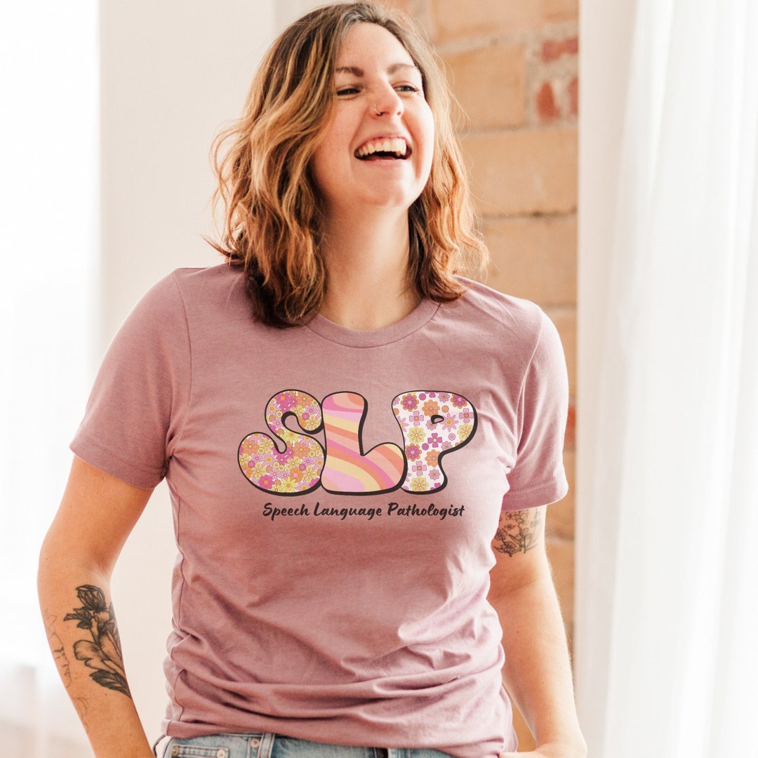 Retro SLP Shirt for Speech Therapist Gift for New SLP T-shirt for ...