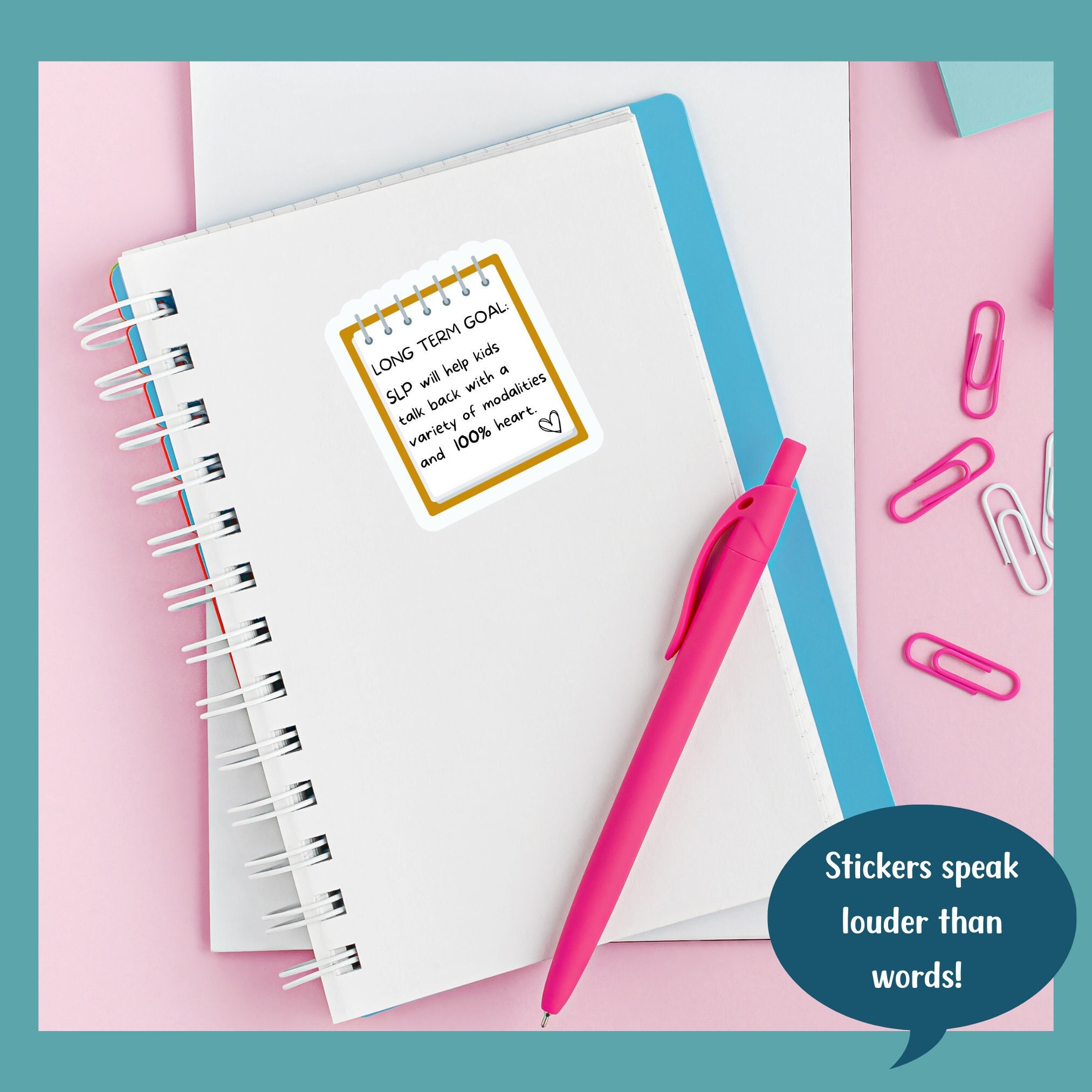 Speech Sticker for SLP Gifts for Speech Language Pathologist - Etsy