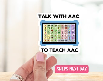 AAC Device Sticker for Speech Therapist Sticker for SLP Sticker for ...