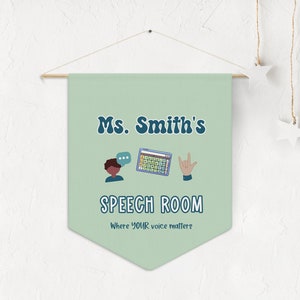 Speech Room Sign for SLP Decor Speech Language Pathologist Room Decor ...
