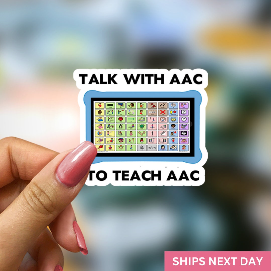 AAC Sticker for SLP Sticker for Sped Teacher Gift for Speech - Etsy