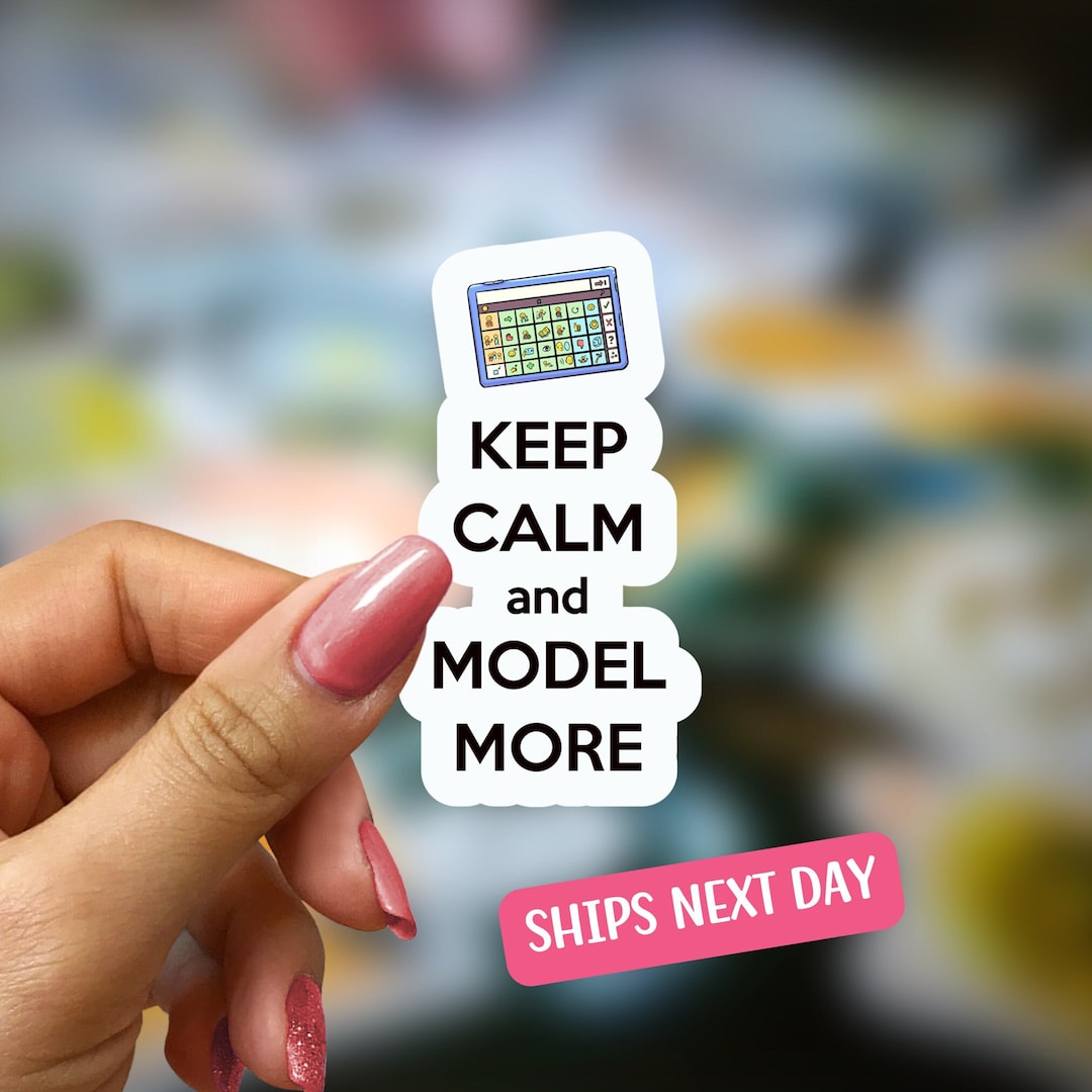 SLP Sticker for AAC Awareness Sticker for Speech Therapist Decal for ...