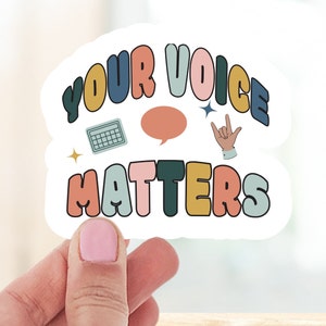 Speech Sticker for SLP Gift for Speech Therapist Sticker Inclusion ...