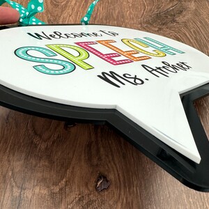 SLP Decor for Speech Room Sign Speech Bubble Decor for New SLP Gift for ...