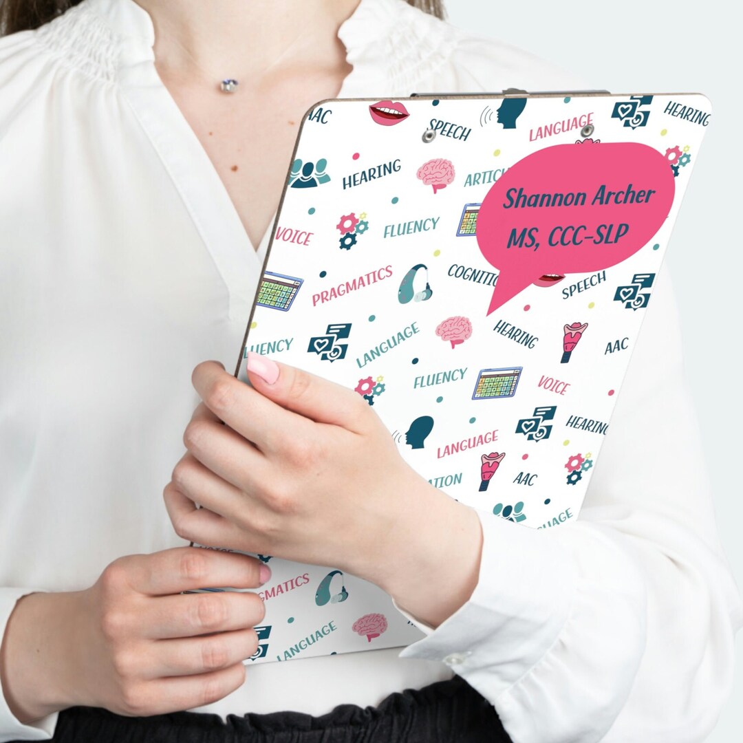 SLP Clipboard for Speech Therapist Gift for SLP Scope of Practice ...