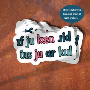 IPA SLP Sticker for Speech Therapy Phonetics Sticker for Speechie IPA ...