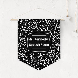 Speech Door Sign for Speech Therapist Wall Art for SLP Room Decor for ...