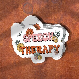Speech Therapy Sticker for SLP Decal for Speech Therapist Gift for NEW ...