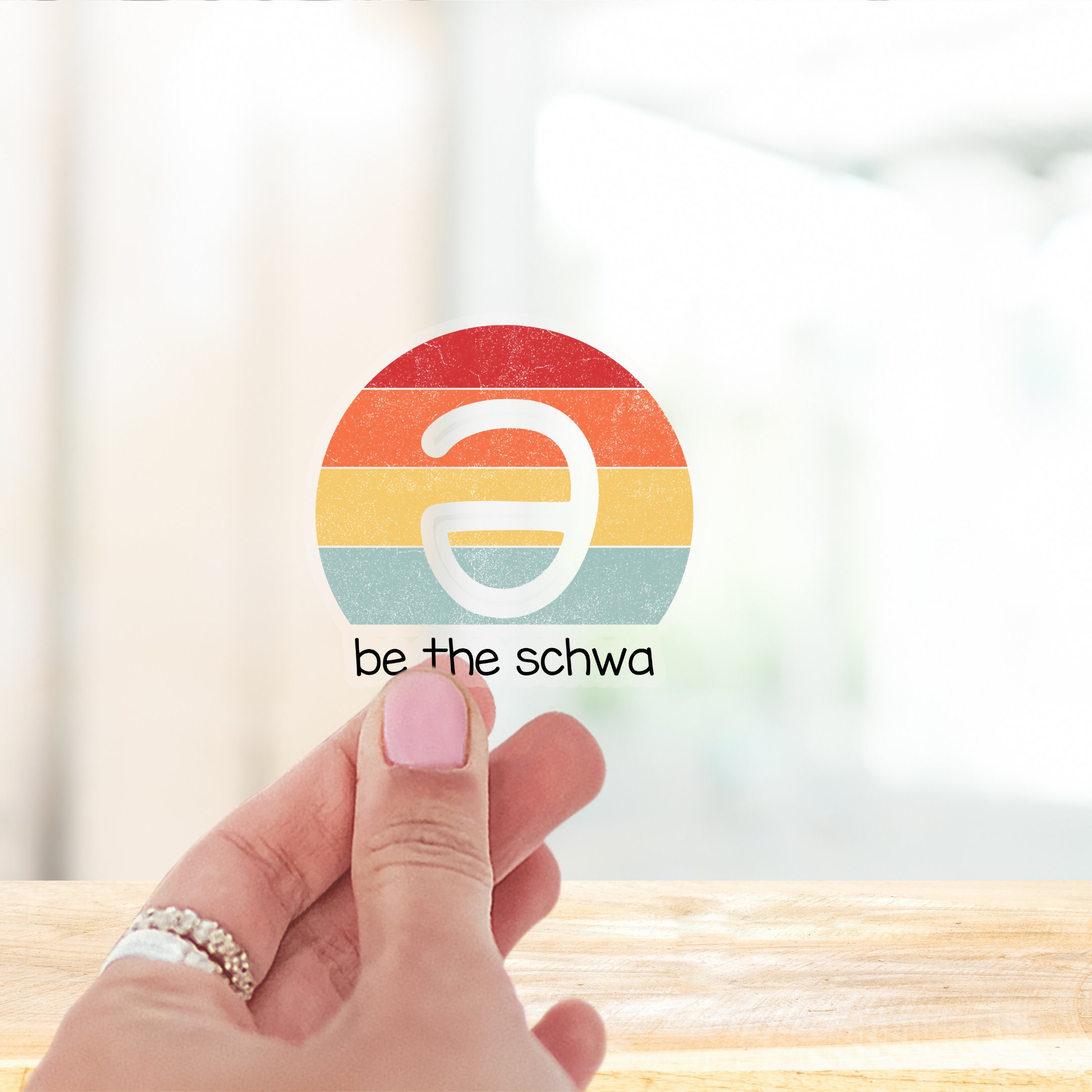 Schwa SLP Sticker Be the Schwa Sticker for Speech Therapist Gift for ...
